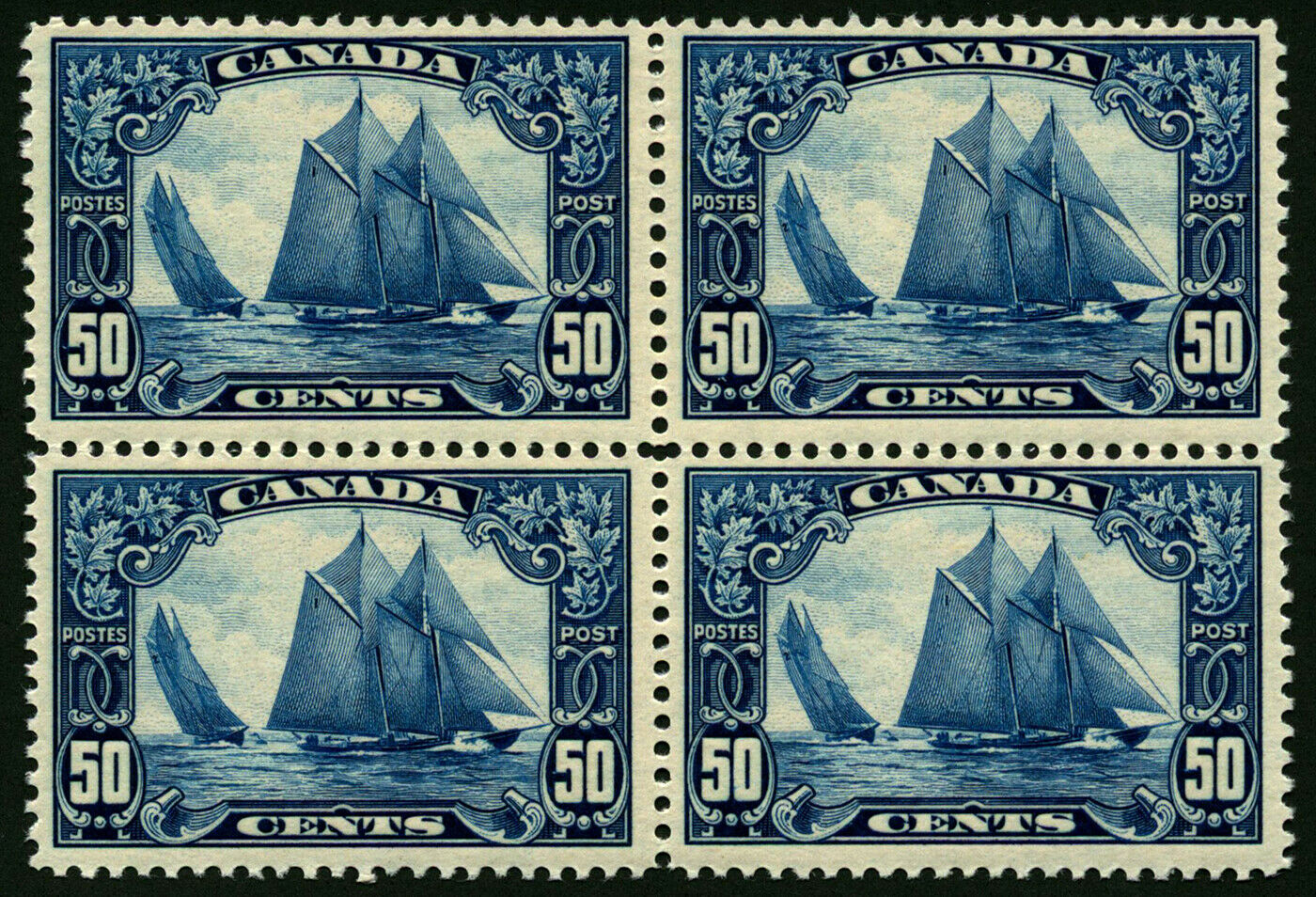 Iconic Stamps 1929 Canadian 50c Definitive The Bluenose – Stamp Collecting
