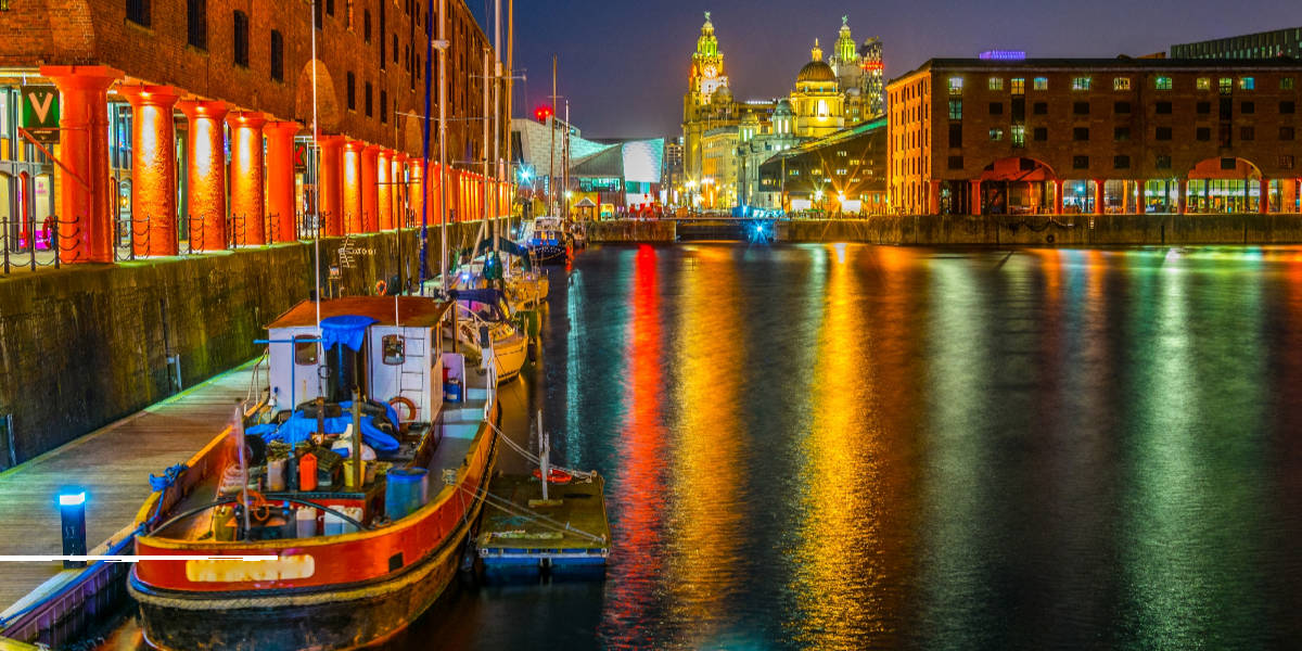 Liverpool Riverside City & home to two famous Football Teams